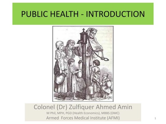 Introduction to Public health | PPT