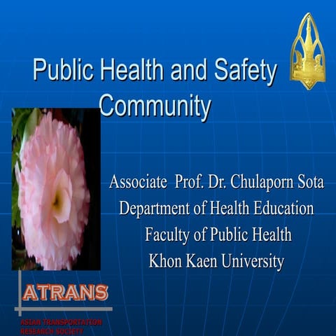 Public health and safety community | PPT