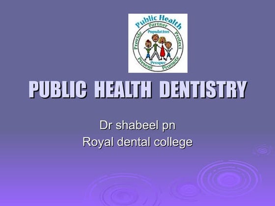 Public health disciplines | PPT