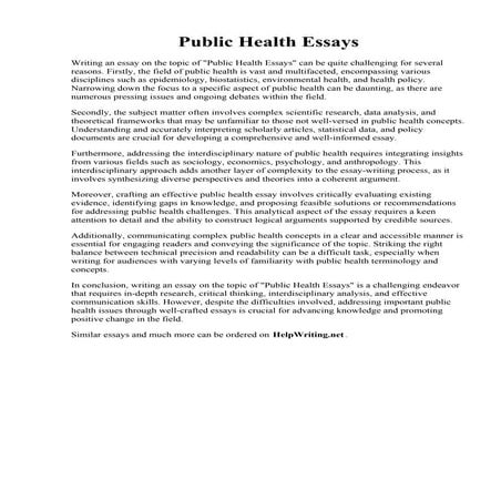 Public Health Essays.pdf