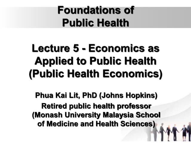 Public Health Lecture 1: Introduction to Public Health | PPT