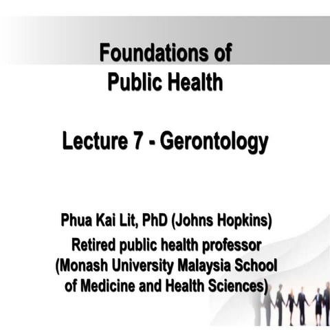Public Health Lecture 1: Introduction to Public Health | PPT