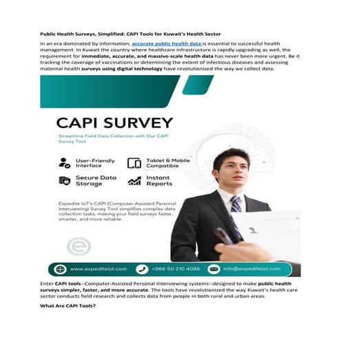 Public Health Surveys, Simplified - CAPI Tools for Kuwait's Health.pdf