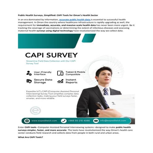 Public Health Surveys, Simplified - CAPI Tools for Oman's Health Sector.pdf