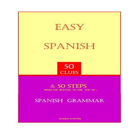 "Easy SPANISH - 50 CLUES - Grammar" | PDF