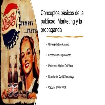 Publicidad, marketing y propaganda | PPTX