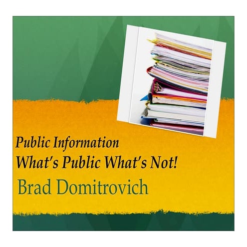 Public information | PPTX
