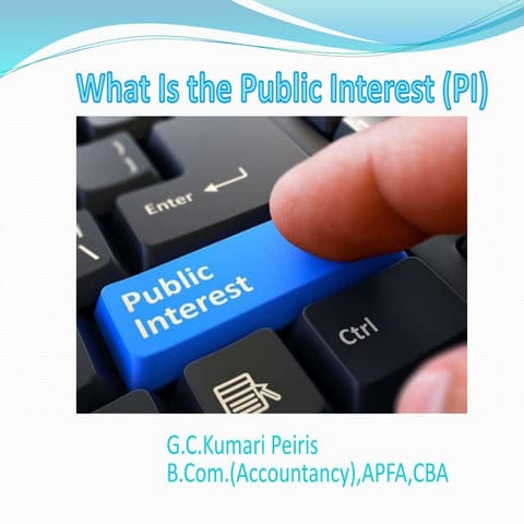 Public interest | PPTX