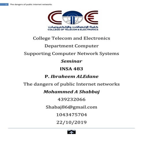 Public internet networks | PDF