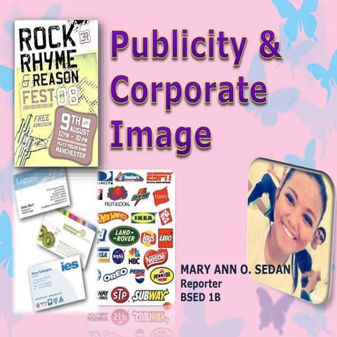 Publicity and corporate image | PPTX