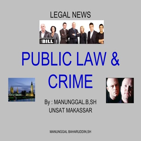 Public law and crime | PPT | Crime & Harmful Acts to Individuals ...