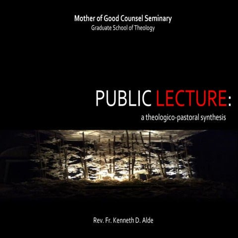 Public lecture overview | PPT