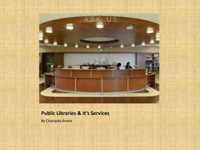 Minimum standards for philippine public libraries | PPTX | Books and ...