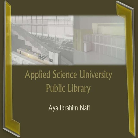 University Public Library Project | PPT