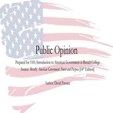 Public opinion | PPTX