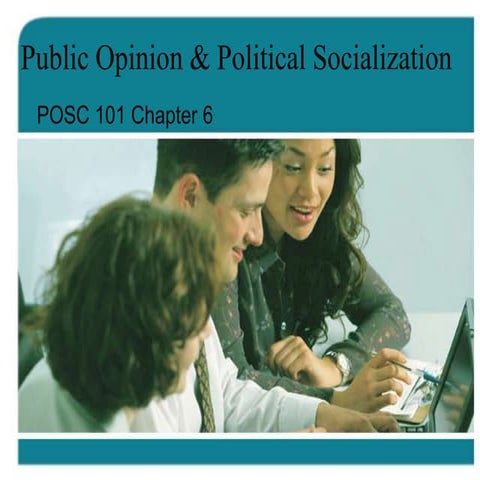 Public opinion & political socialization | PPTX