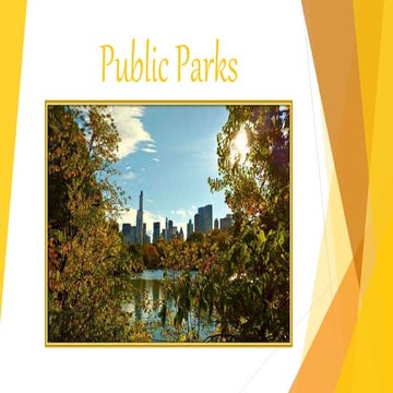 Public parks | PPTX