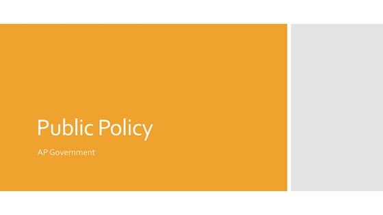 Public Policy & Program Administration | PDF