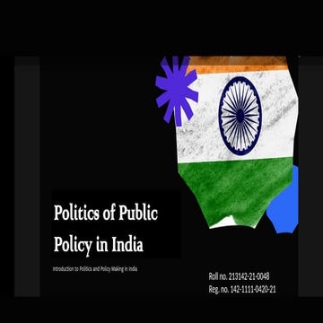 Public Policy of indian politics .pptx