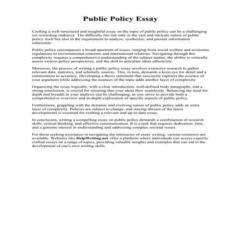 Policeman Essay | PDF