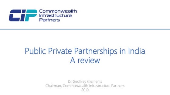 Public-Private Partnership (PPP) Models in India.pptx | Civil ...