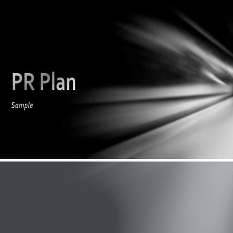 Sample PR plan | PPT