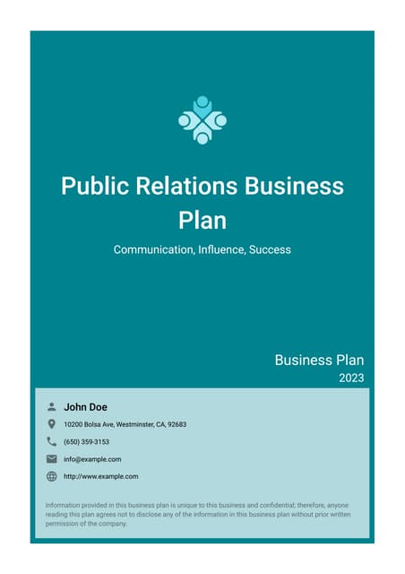 Business plan questionnaire | PDF