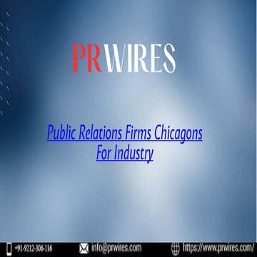 Public Relations Firms Chicagons For Industry.pptx