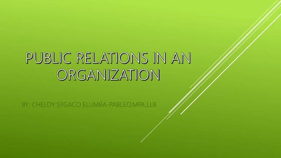 Internal vs external public of public relations | PPT