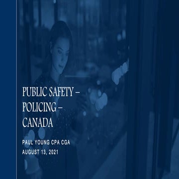 Public Safety - Policing and Crime Index - Canada | PPT