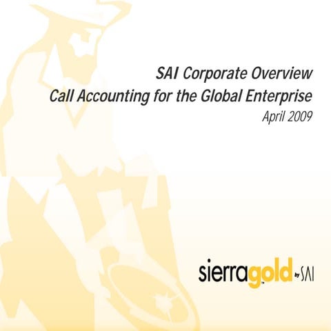 SAI Telecom Call Accounting for Global Enterprise | PDF ...