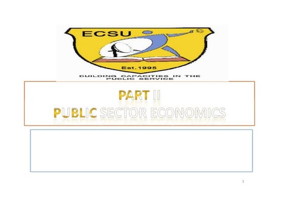 The role of the government in the economy | PPTX