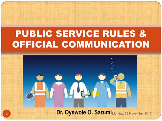 Communication channels within the public service in nigeria | PDF