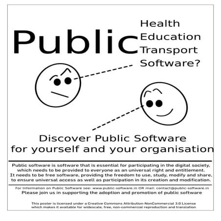 Public software posters in English | PDF