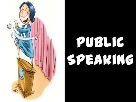 Public Speaking Skills | PPT