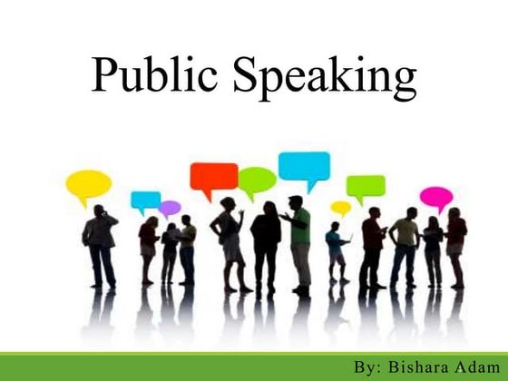 The art of public speaking | PPTX