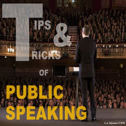 Public speaking | PPT