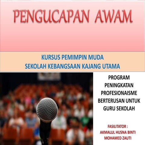 Pengucapan awam | PPT