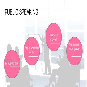 Public speaking | PPTX