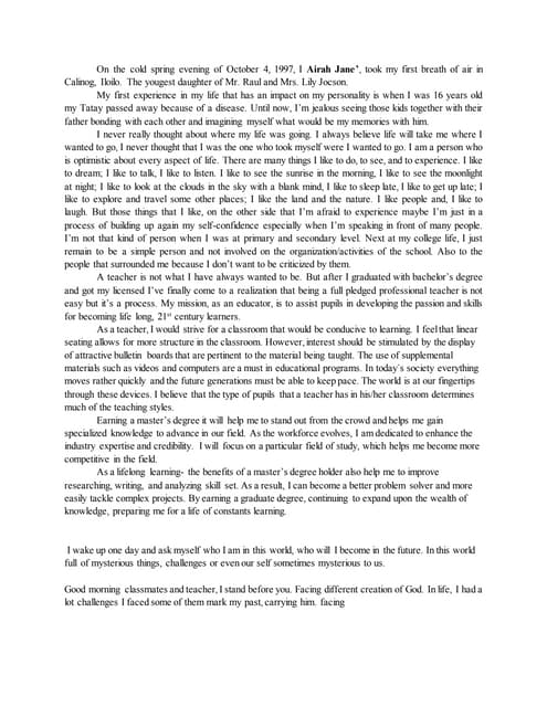 Final script for public speaking | DOCX