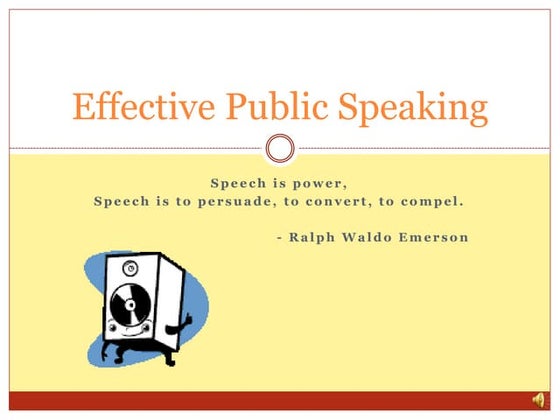 Effective Oral Presentation | PPT
