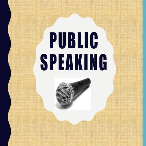 Public Speaking | PPTX | Science