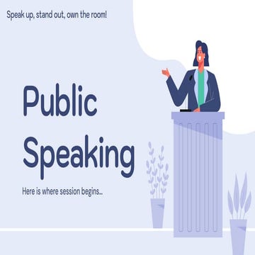 Public Speaking Challenges & How To Overcome Them | PPTX