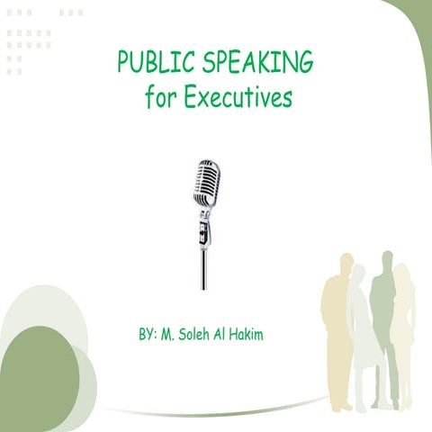 Public speaking new | PPT