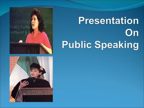 Public Speaking PowerPoint Presentation | PPT