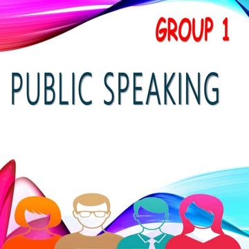 Public speaking 2019-2020 (Emotion) | PPT