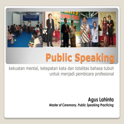 Public Speaking | PPTX