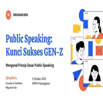 Public Speaking Class For Teenager gen-z | PPTX