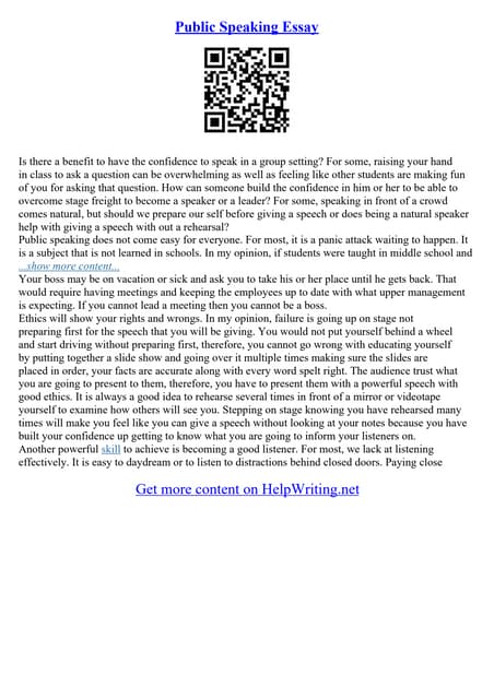 Public Speaking PowerPoint Presentation | PPT