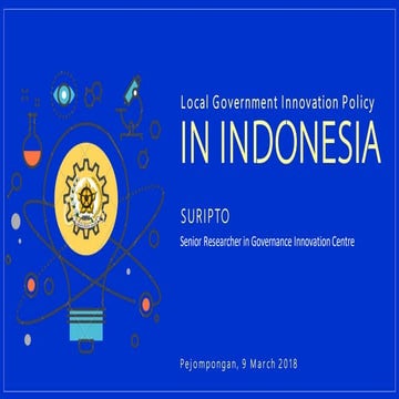 Local Government Innovation Policy In Indonesia | PDF